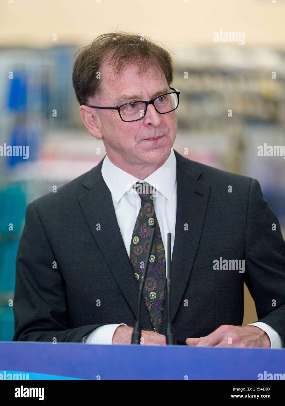 Vancouver, BC, Canada, May 31, 2023. Minister of Health, Adrian Dix ...