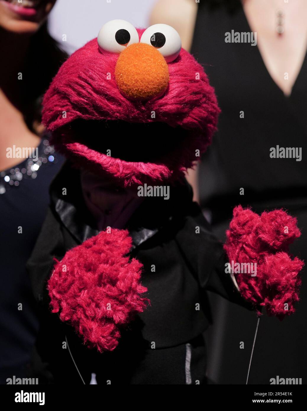 Sesame Street muppet Elmo attends Sesame Workshop's annual benefit gala ...