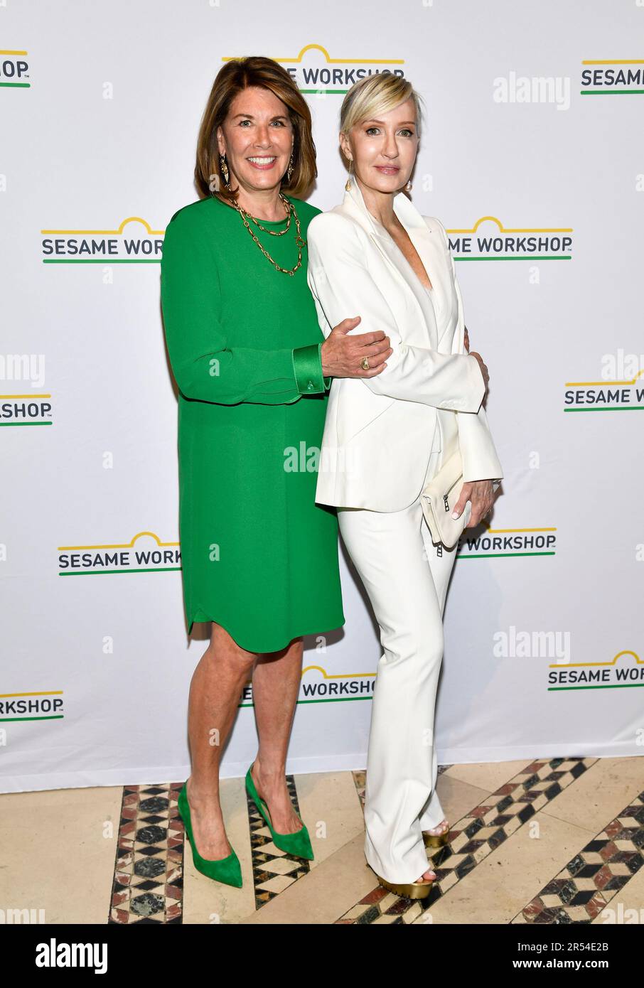 Sesame Workshop president Sherrie Westin, left, and Hilary Gumbel ... Sesame Workshop president Sherrie Westin, left, and Hilary Gumbel ...