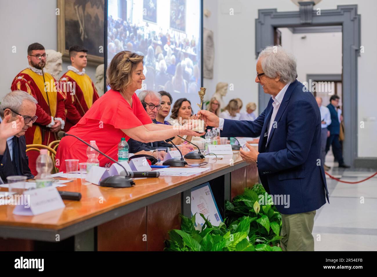 Rome, Italy, 30/05/2023, Massimo Ruggieri (R), surgeon specializing in ...