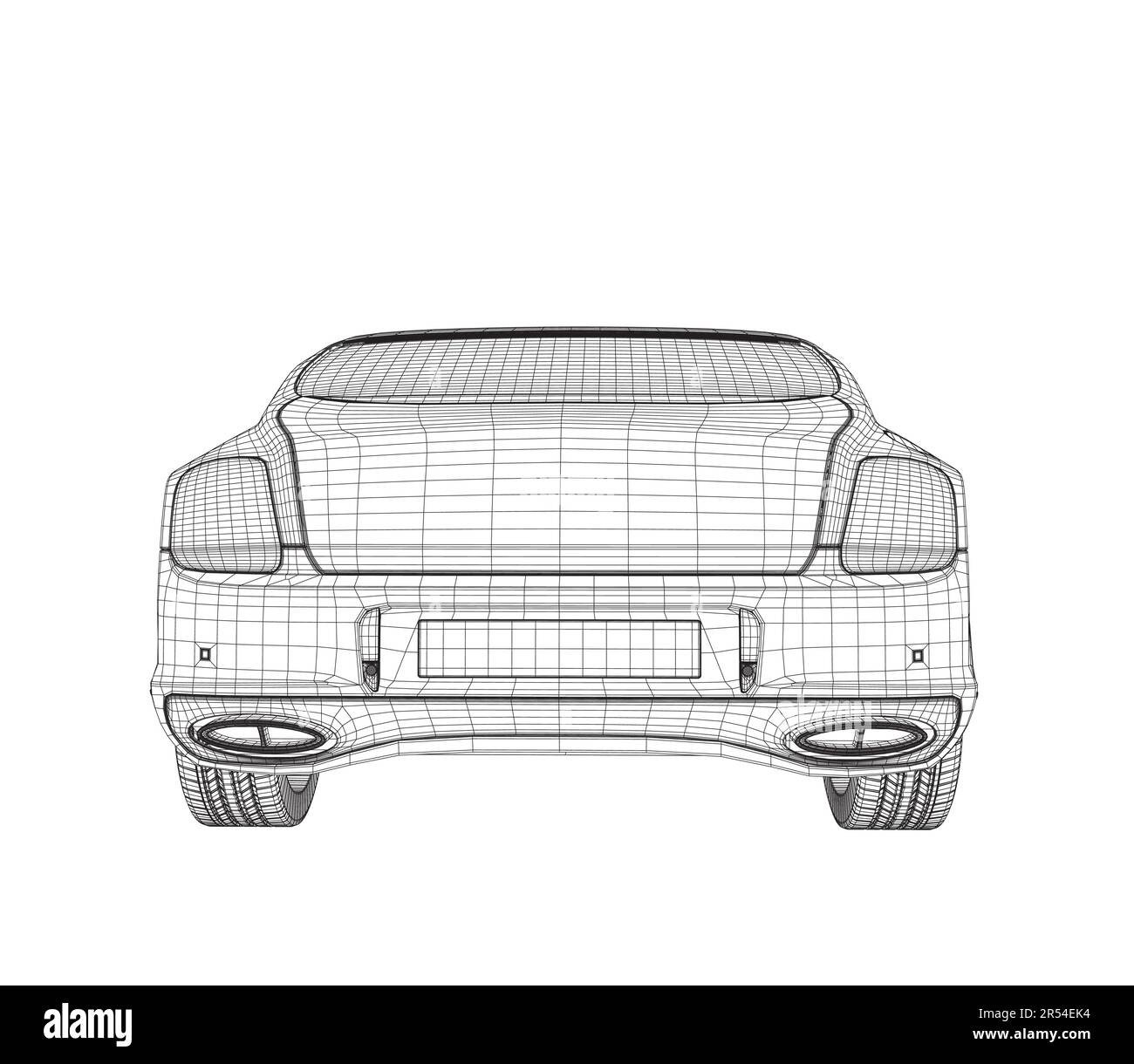 Coloring page vector line art for book and drawing. Black wireframe ...