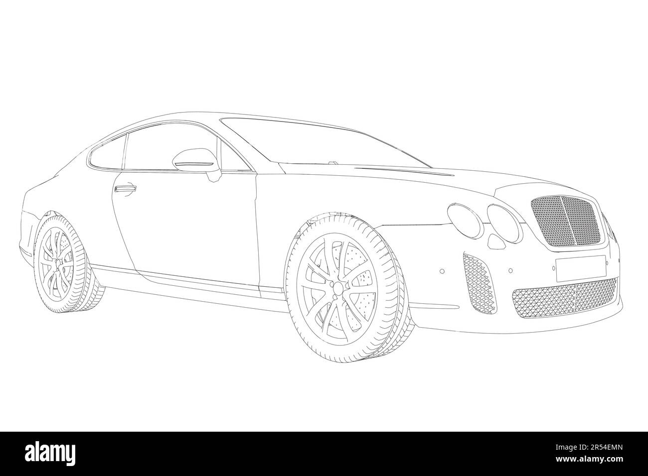 Coloring page vector line art for book and drawing. Black contour ...