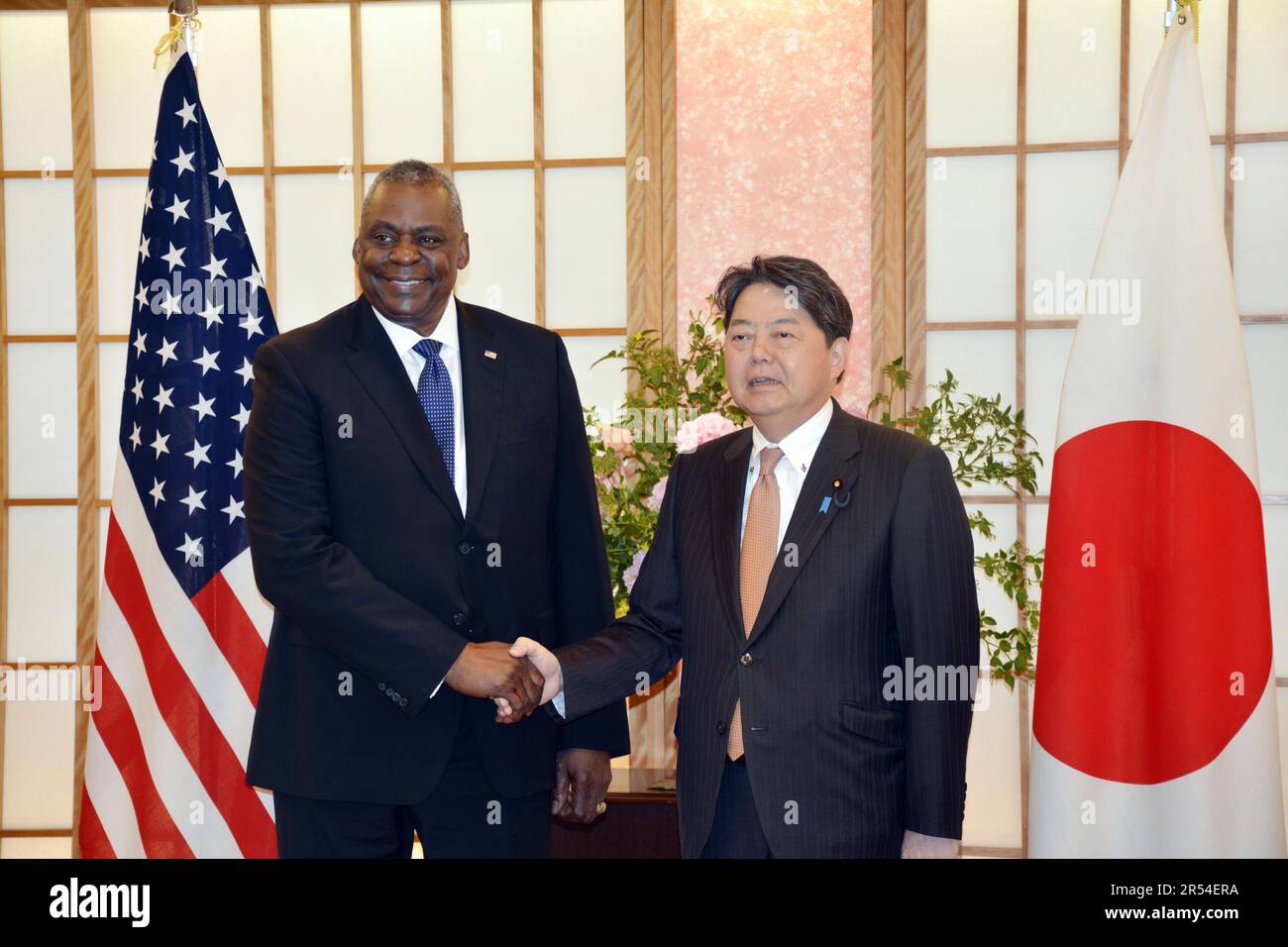 Tokyo, Japan, June 1, 2023. Japanese Foreign Minister Yoshimasa Hayashi ...