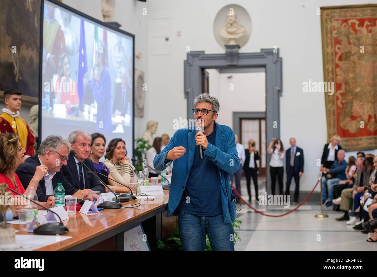 The television presenter and author Pierfrancesco Diliberto, aka PIF ...