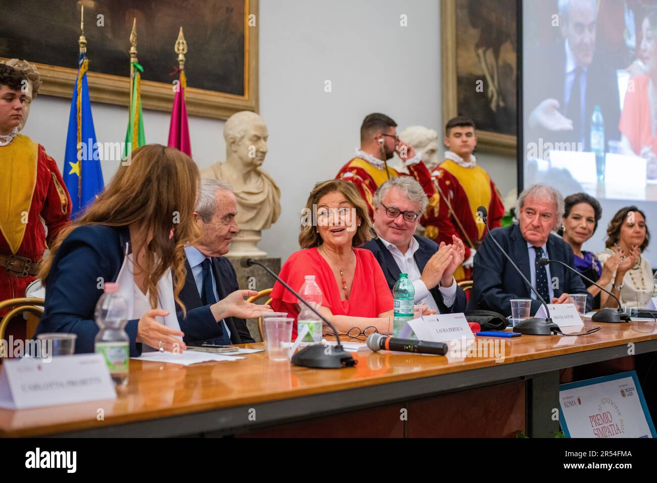 The President of the award Laura Pertica seen during the Premio ...