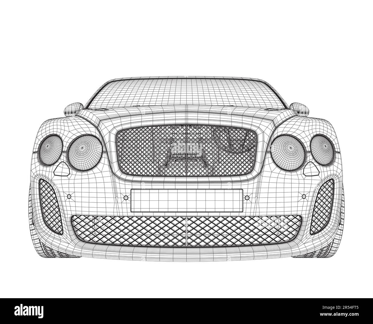 Coloring page vector line art for book and drawing. Black wireframe ...