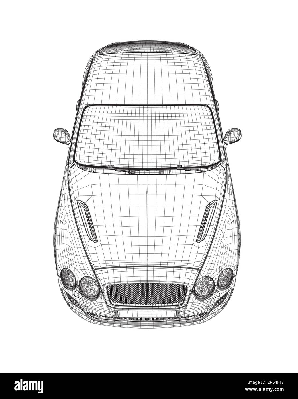 Coloring page vector line art for book and drawing. Black wireframe ...