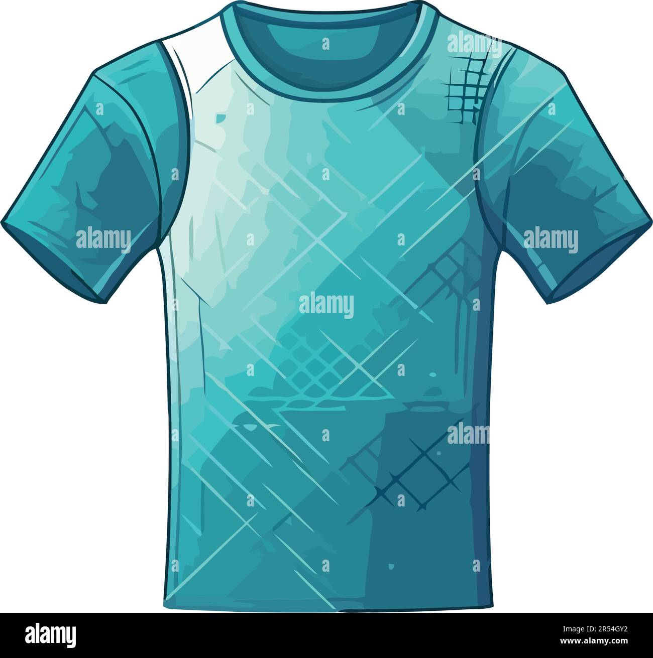 Modern blue t-shirt illustration vector Stock Vector Image & Art - Alamy