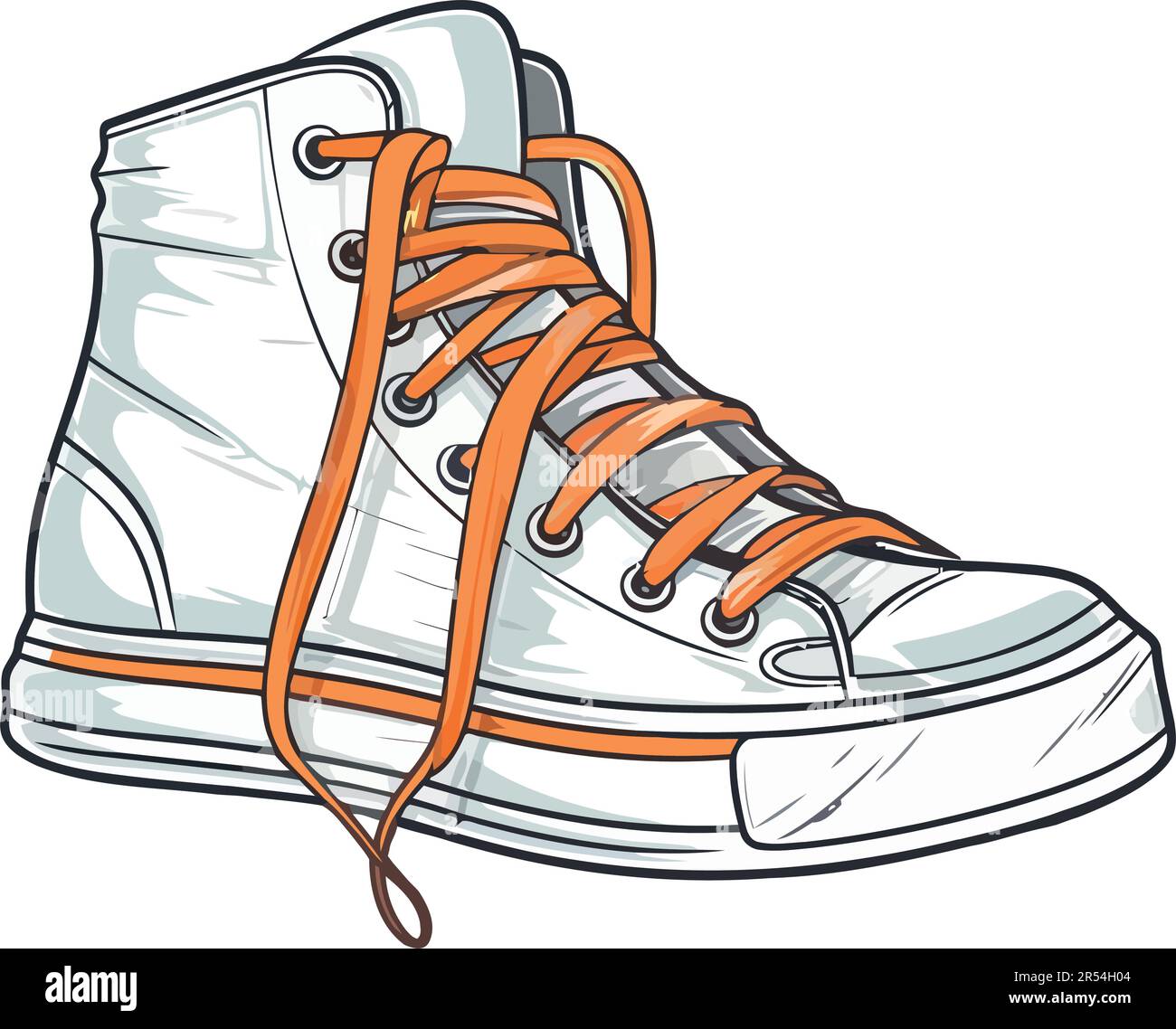 sports shoe undone, shoelace needs tying Stock Vector Image & Art - Alamy