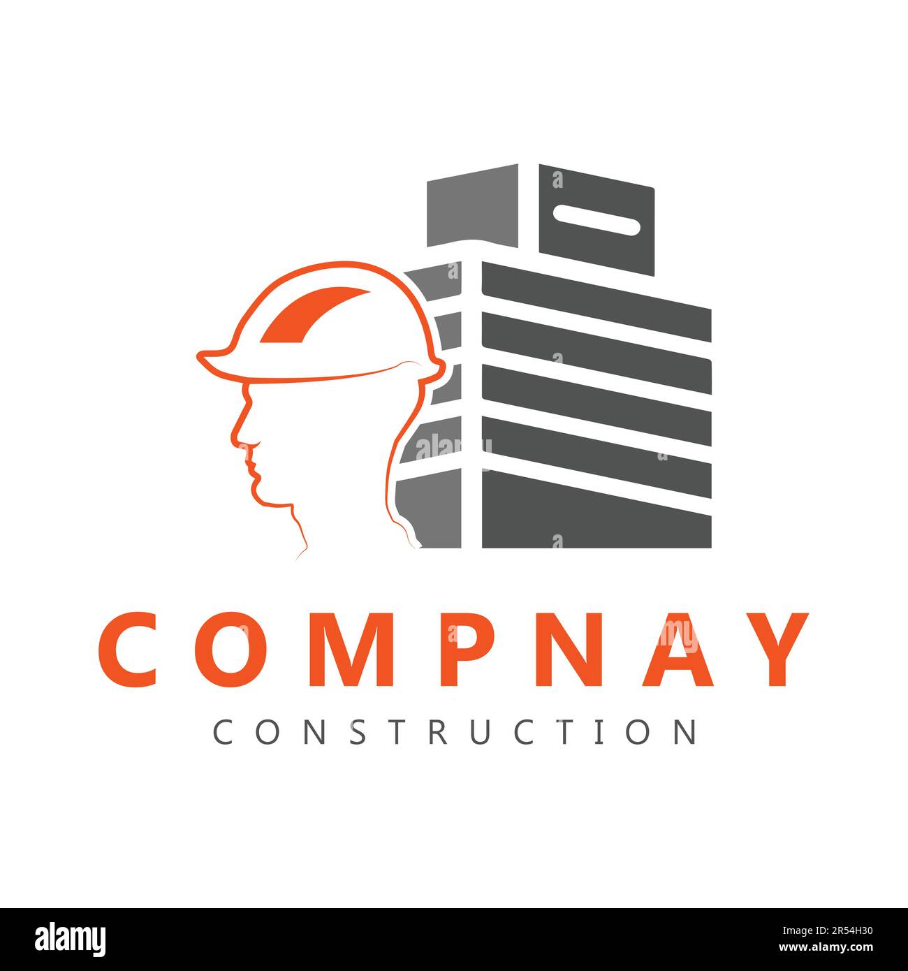 Builder man Construction Logo Design Safety Cap Worker Logotype ...