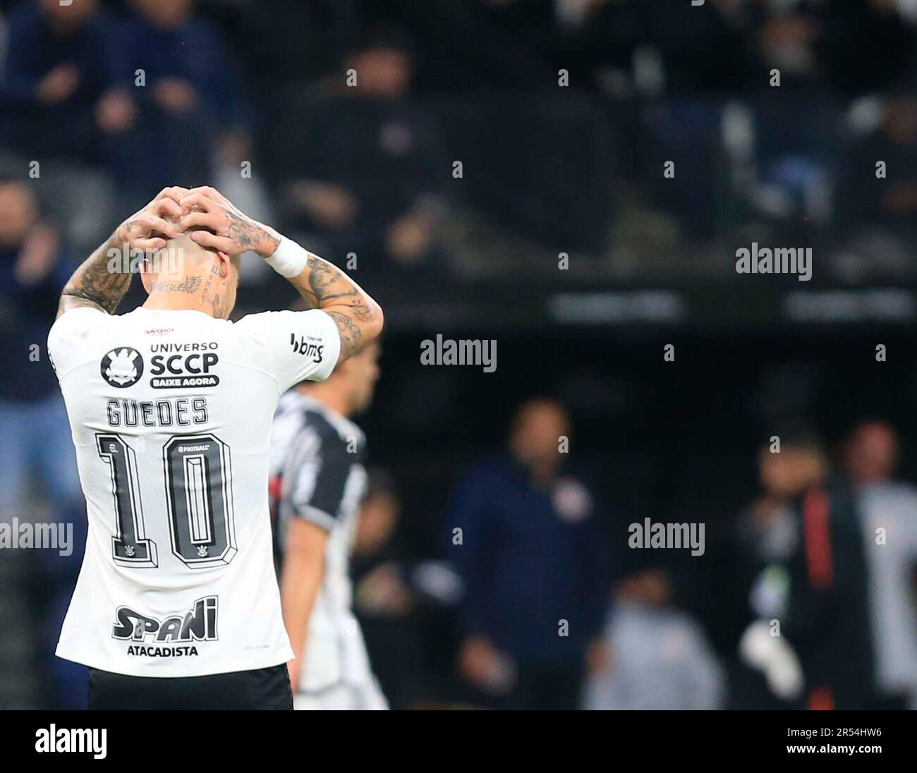 Sao Paulo, Brazil. 31st May, 2023. Roger Guedes during a match between ...