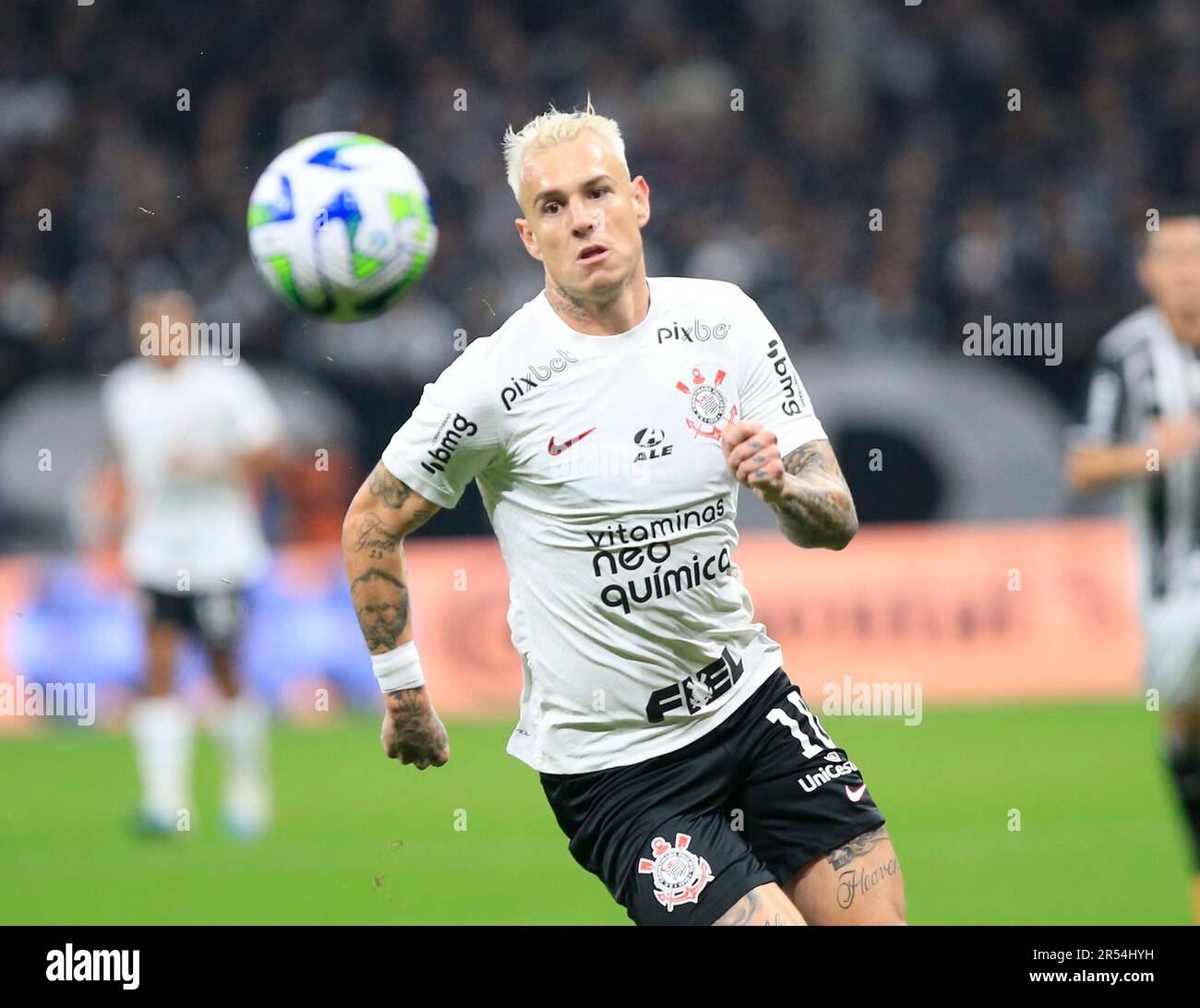 Sao Paulo, Brazil. 31st May, 2023. Roger Guedes during a match between ...