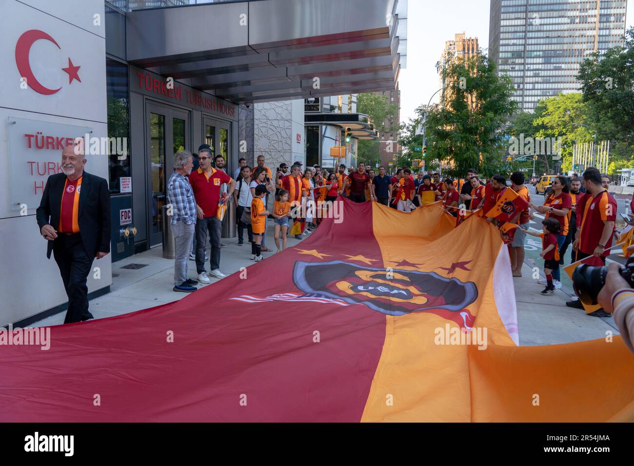 May 31, 2023, New York, New York, USA: (SPO) Galatasaray fans celebrate ...