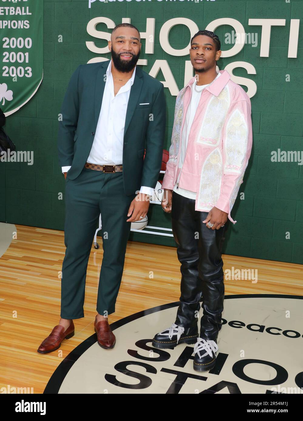 Romeo Travis, Sterling Henderson arrives at The Shooting Stars Premiere ...
