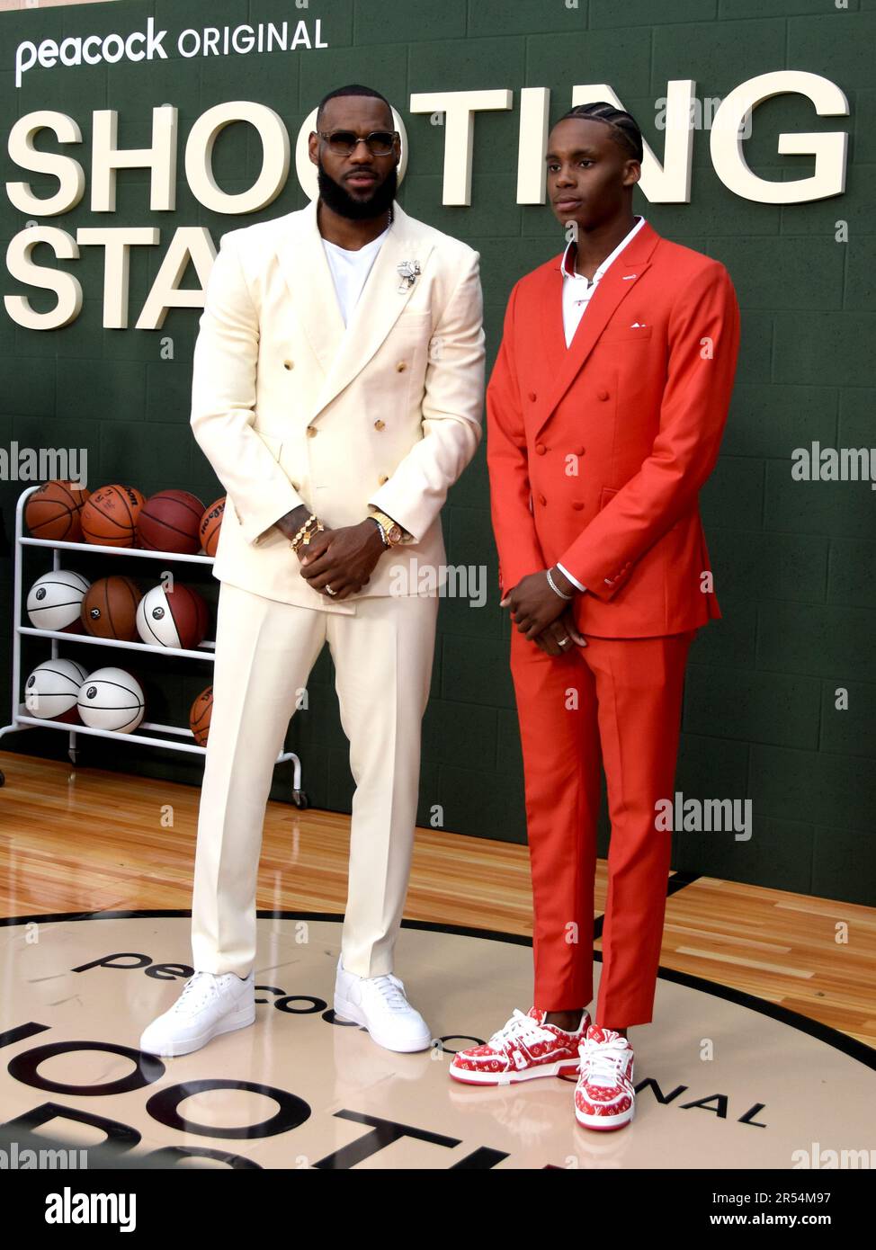 Los Angeles, California, USA 31st May 2023 Basketball Player/Producer LeBron James and Actor ...