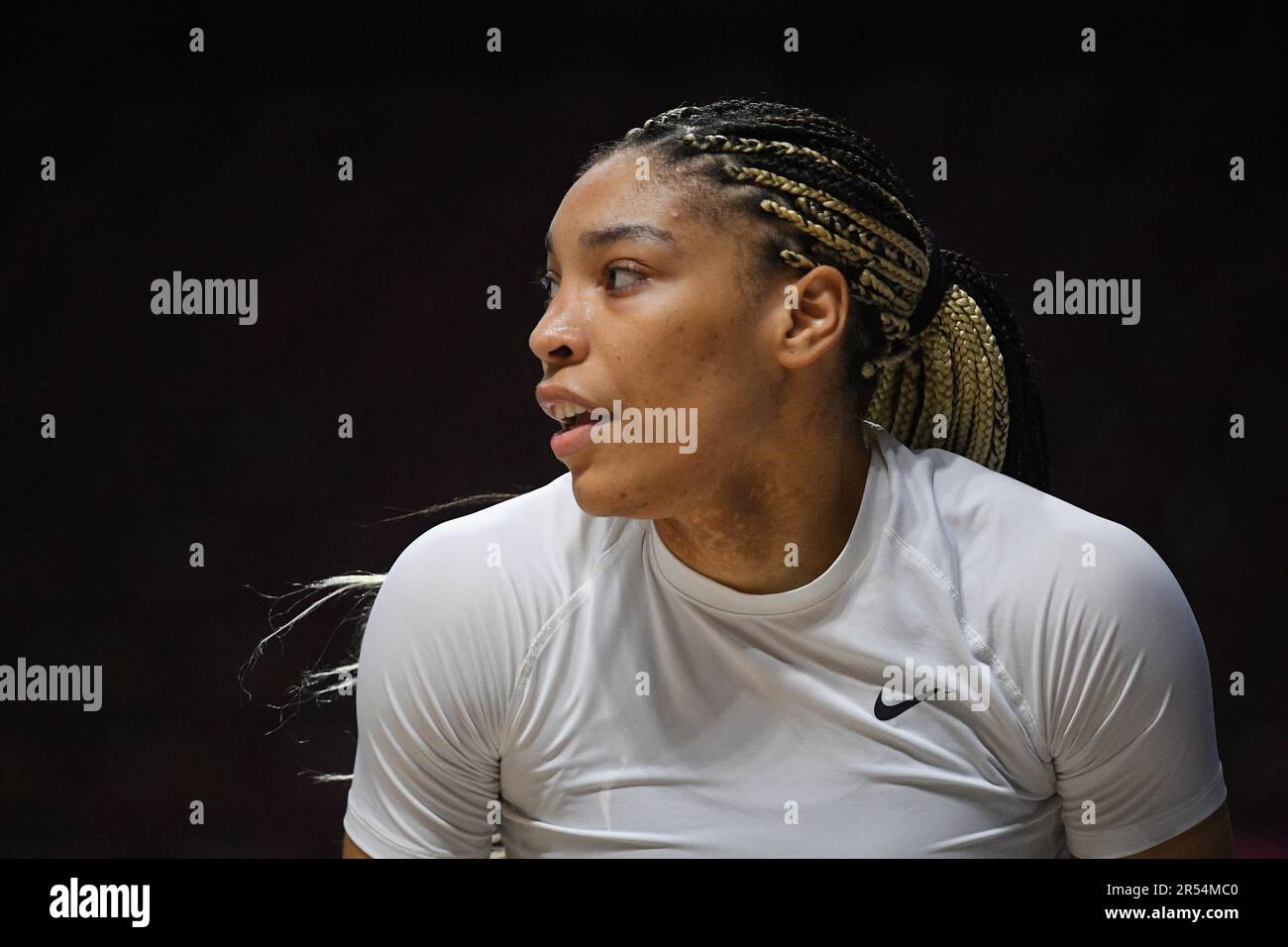 UNCASVILLE, CT - MAY 30: Indiana Fever forward Victaria Saxton (5 ...