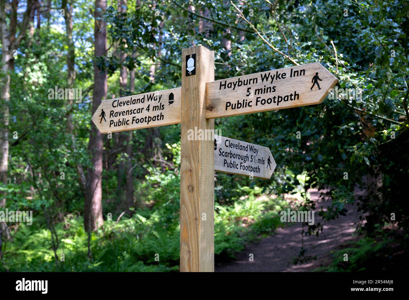 Cleveland way signage hi-res stock photography and images - Alamy
