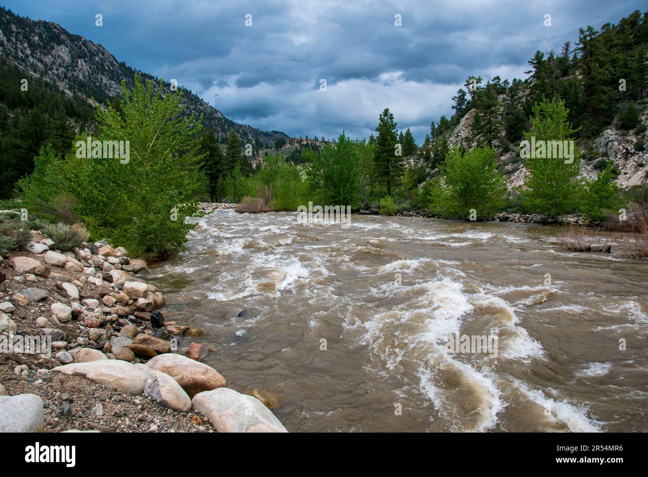 The Walker River was overflowing with snowmelt throughout the summer of ...
