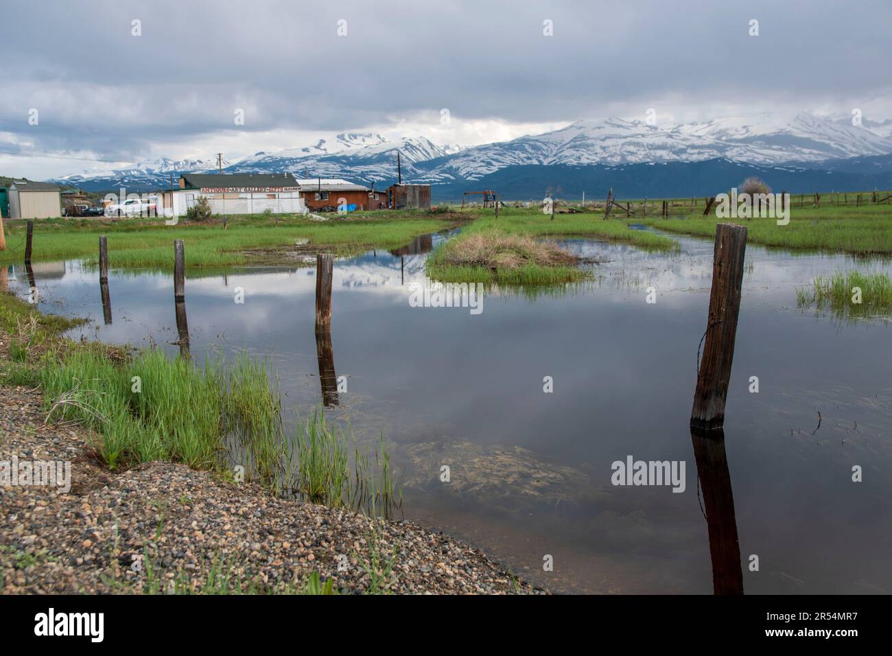 The Walker River was overflowing with snowmelt throughout the summer of ...