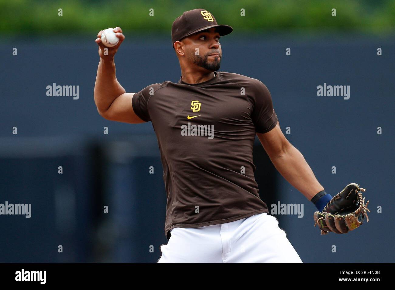 San Diego Padres shortstop Xander Bogaerts takes ground balls during ...