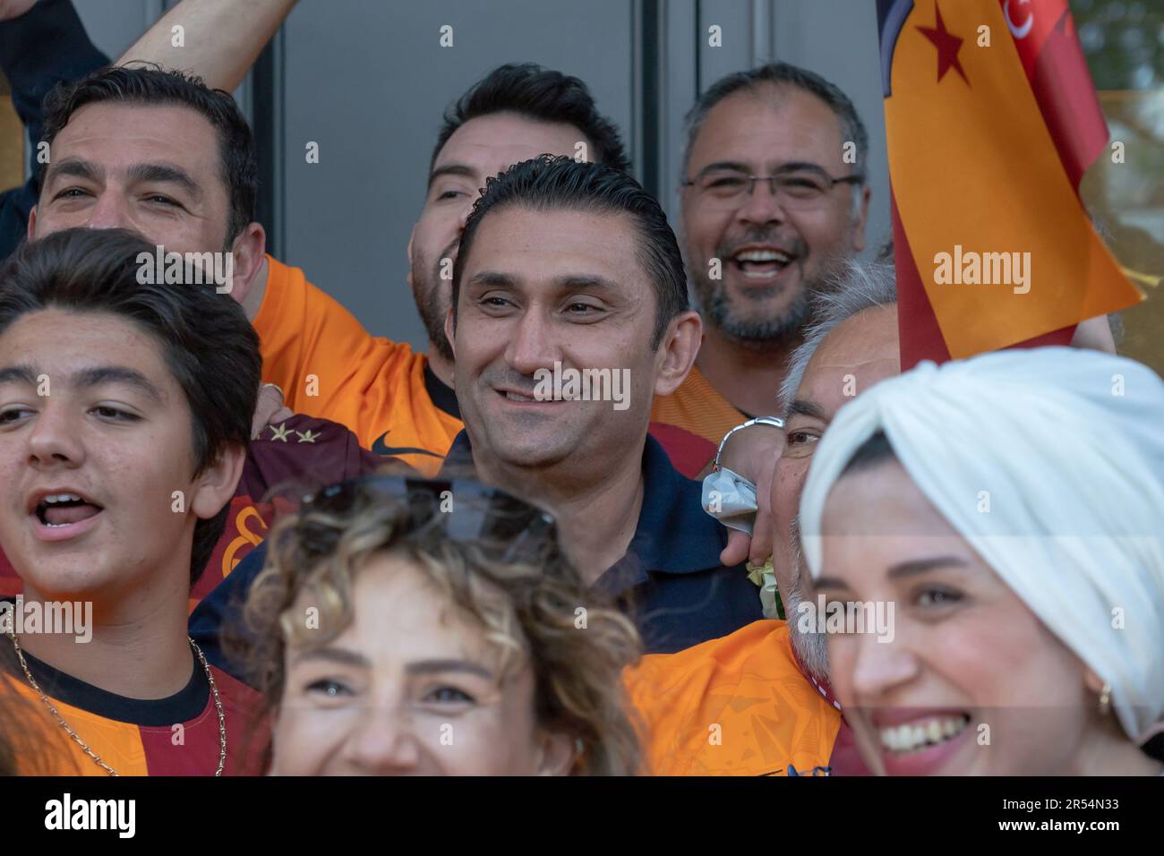 New York, United States. 31st May, 2023. Reyhan Özgür (C), Turkish ...