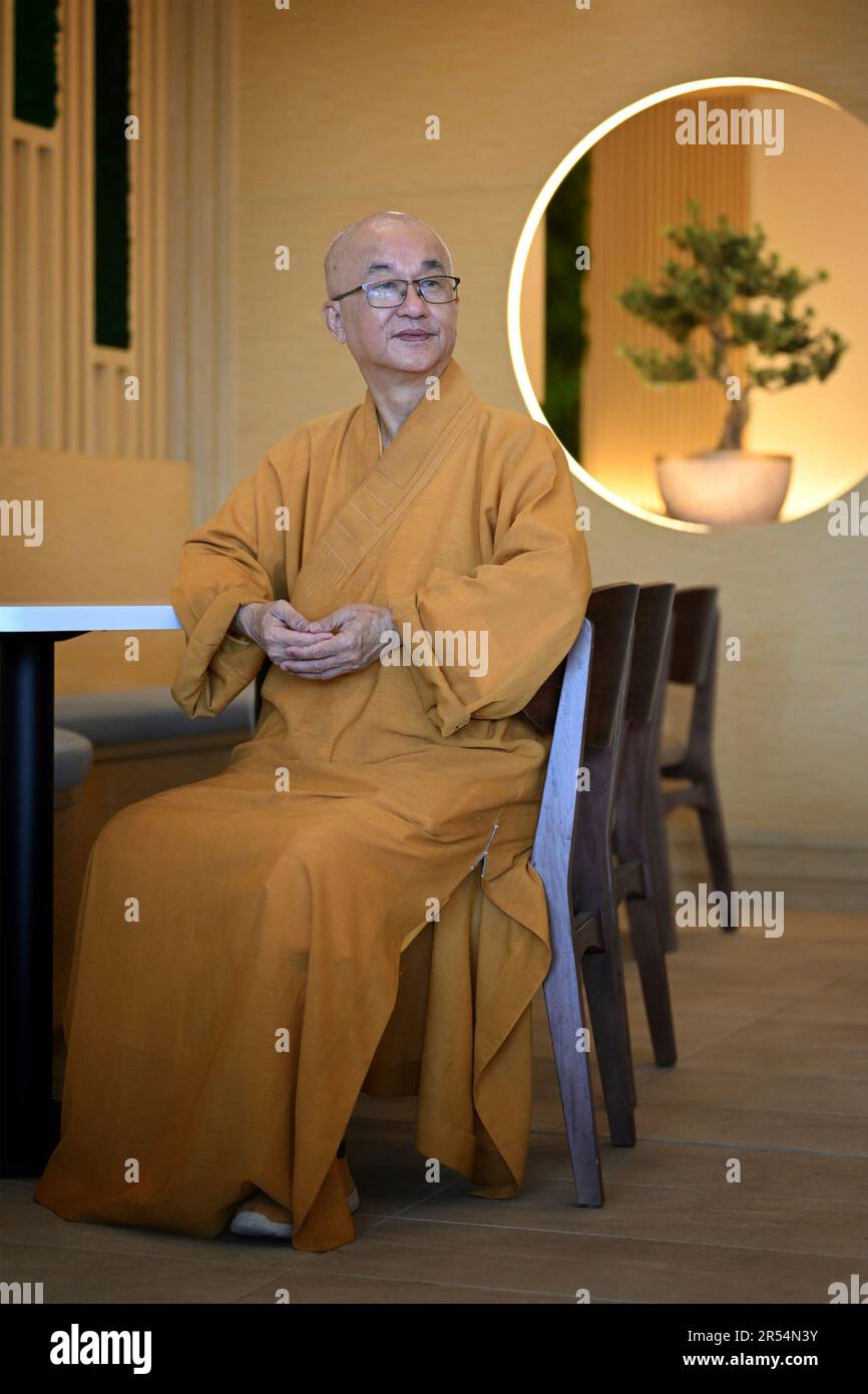 Venerable Seck Kwang Phing, president of the Singapore Buddhist ...
