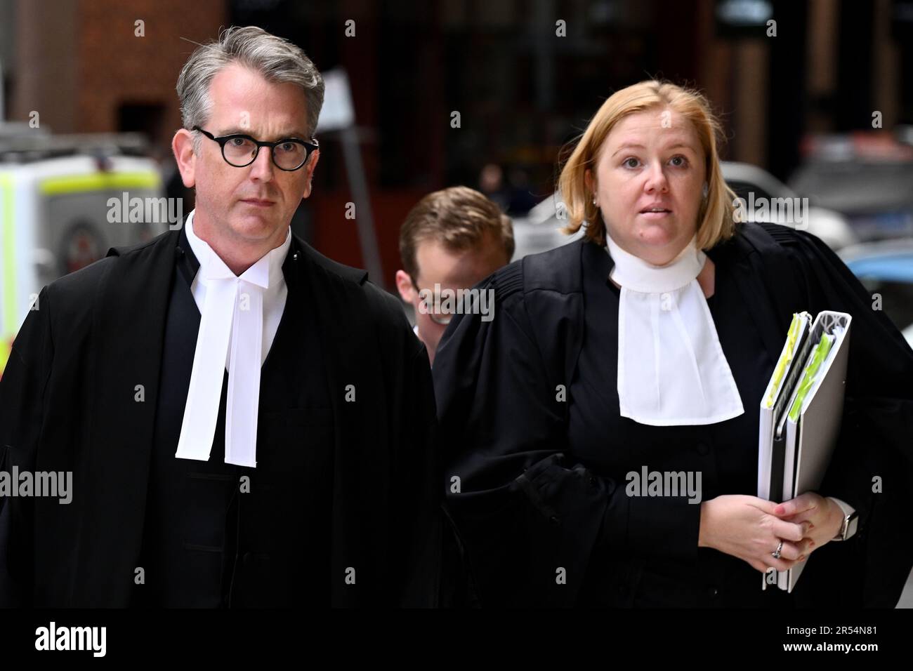Sydney, Australia. 01st June, 2023. Nicholas Owens, (left) barrister for The Age, Federal ...