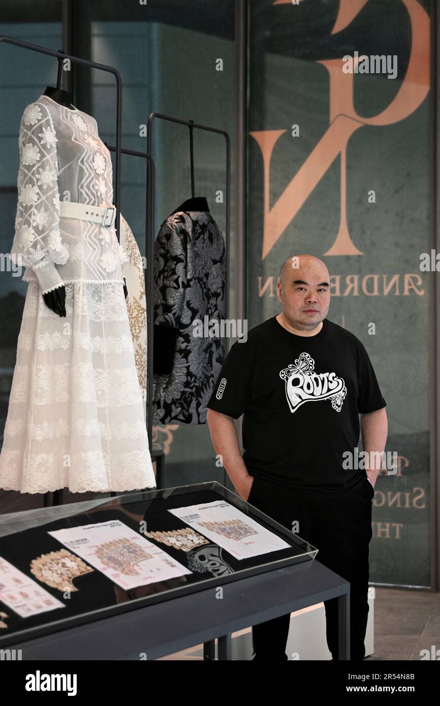 Singaporean fashion designer Andrew Gn photographed at the Asian ...