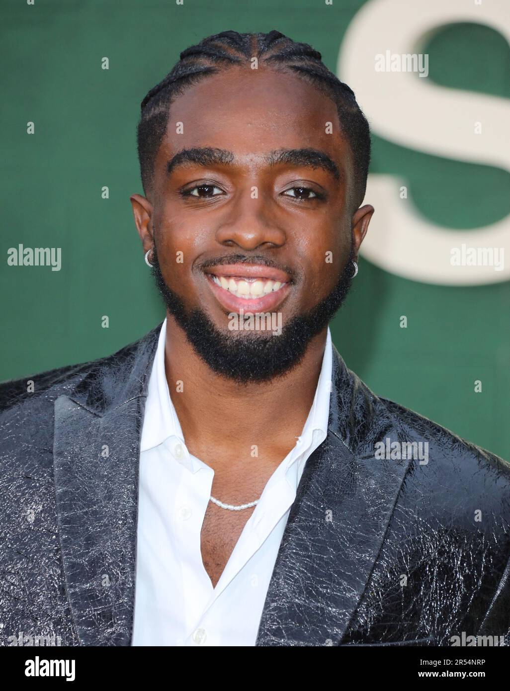 Westwood, USA. 31st May, 2023. Caleb McLaughlin arrives at The Shooting Stars Premiere held at ...