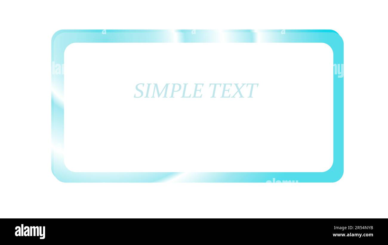 Blue silver metallic shiny radiant frame with overflows, ebbs abstract ...