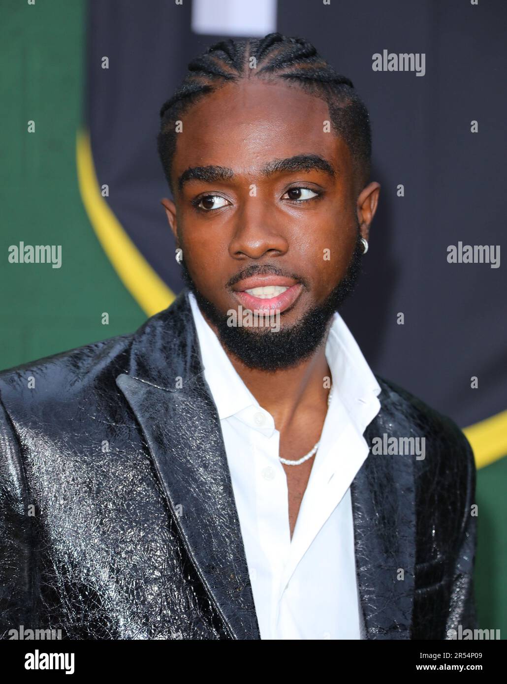 Westwood, USA. 31st May, 2023. Caleb McLaughlin arrives at The Shooting ...