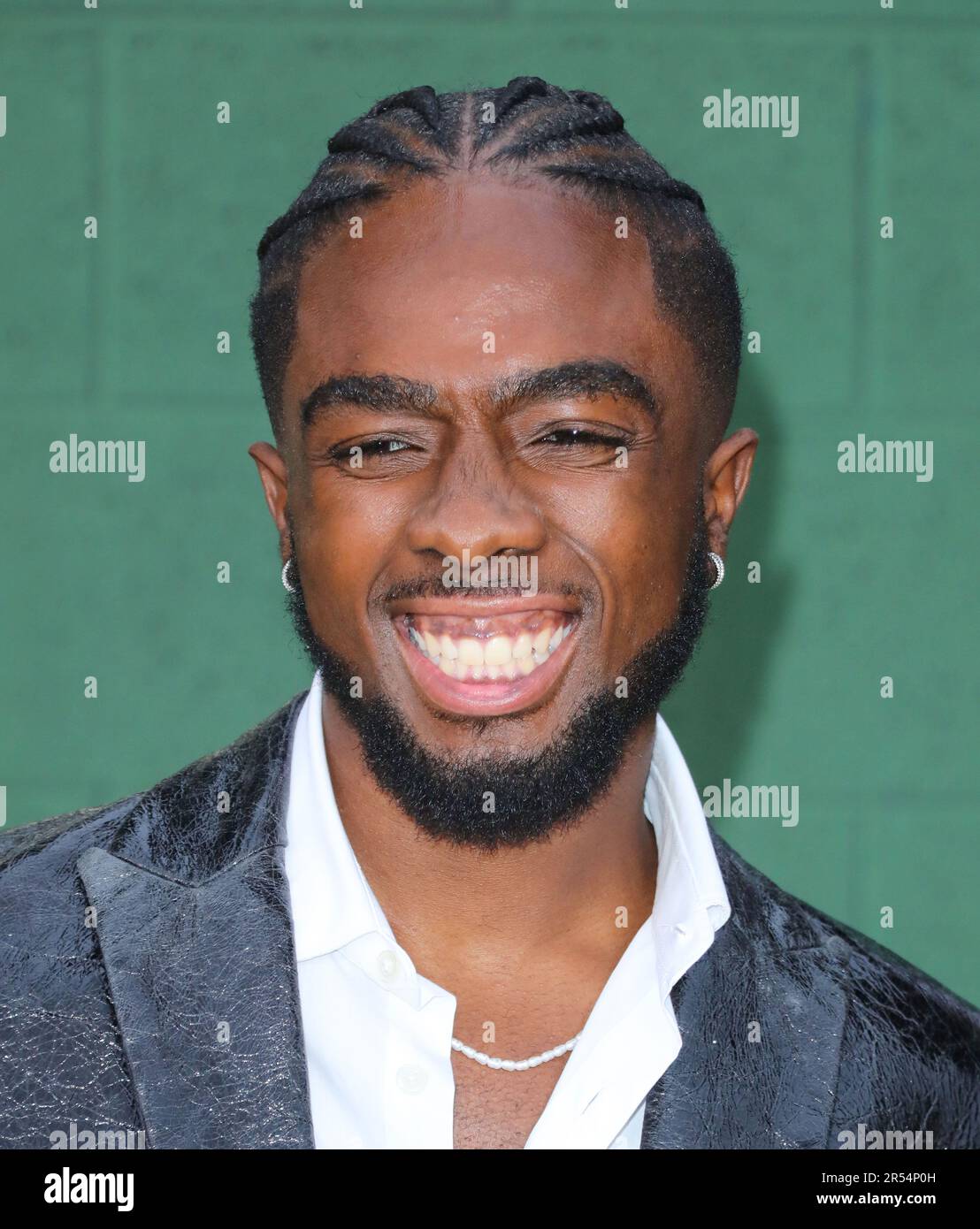 Westwood, USA. 31st May, 2023. Caleb McLaughlin arrives at The Shooting ...