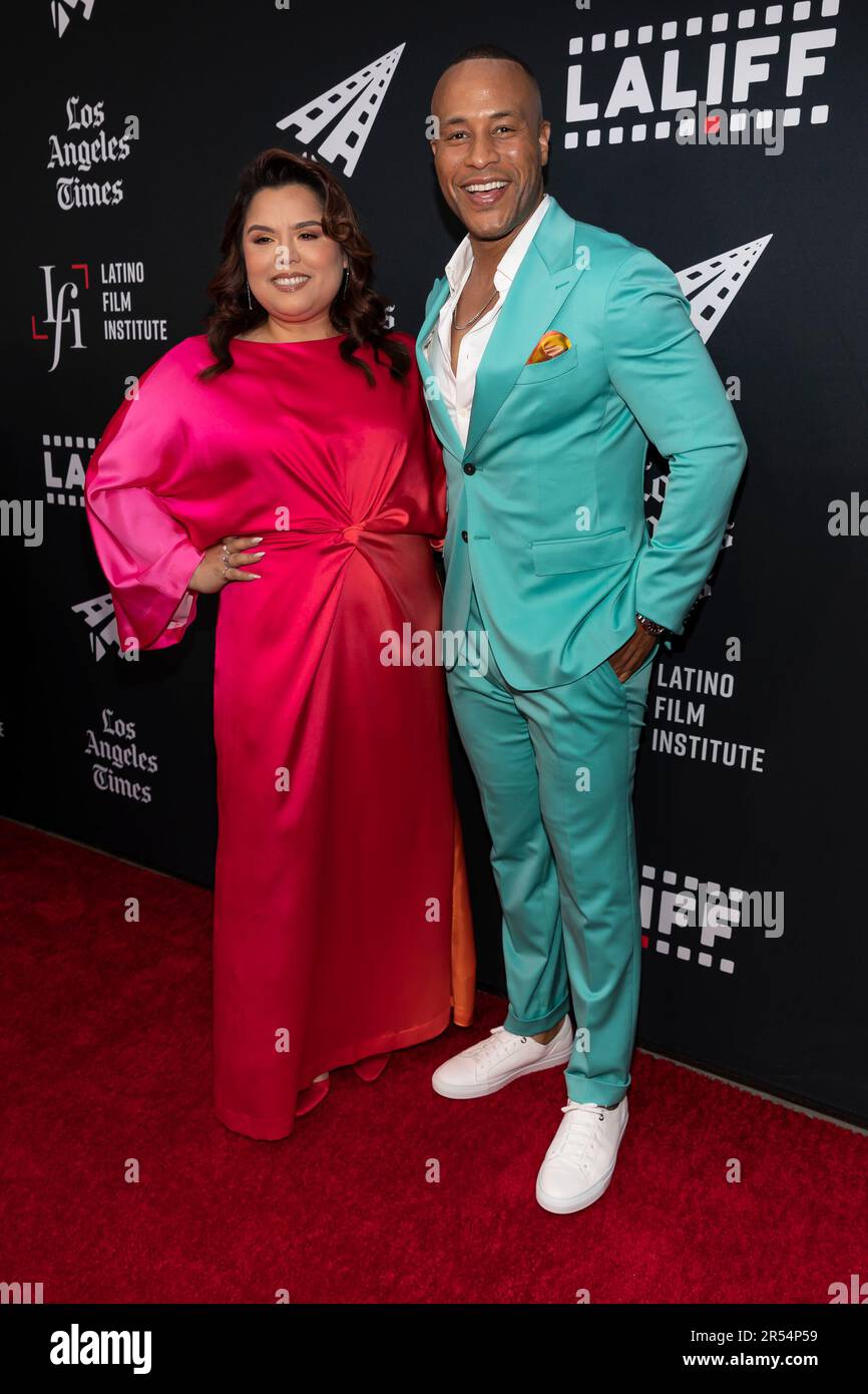 Hollywood, USA. 31st May, 2023. Linda Yvette Chavez and DeVon Franklin ...