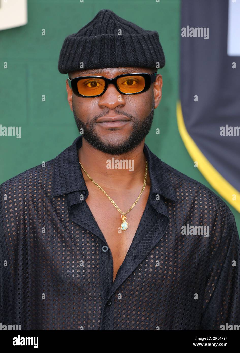 Westwood, USA. 31st May, 2023. Michael Oloyede arrives at The Shooting ...