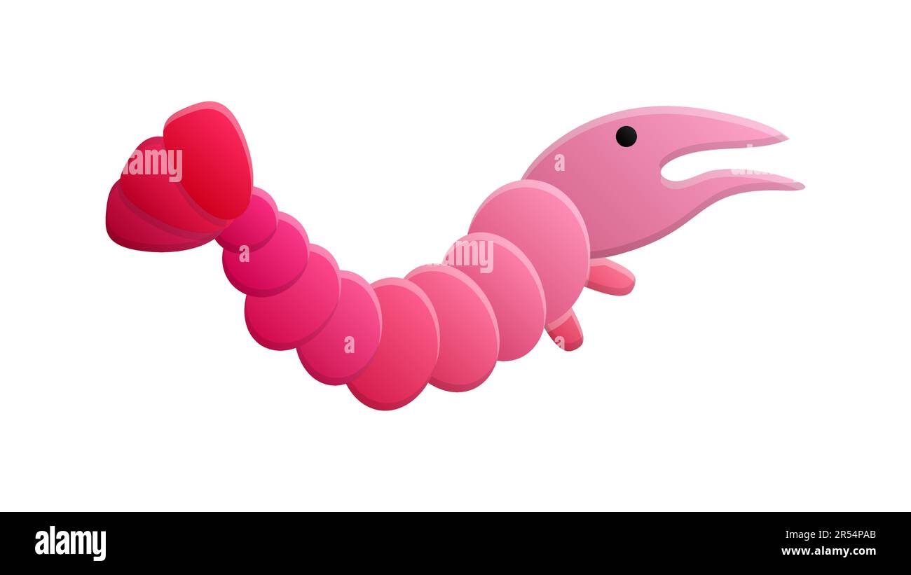 Seafood shrimp, ocean delicacy food isolated on white cartoon vector ...