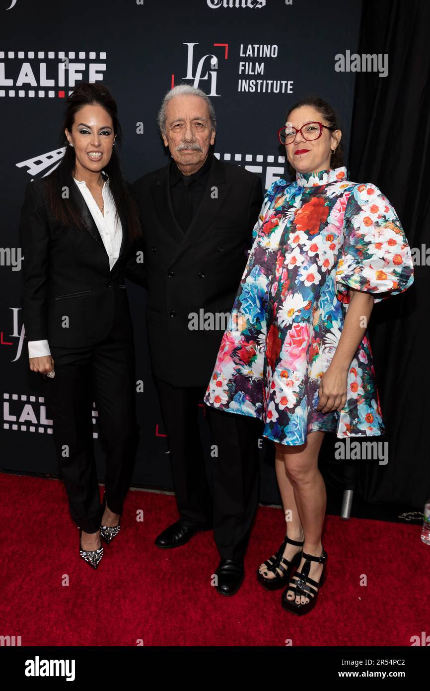 Hollywood, USA. 31st May, 2023. Erika Sabel Flores, Edward James Olmos ...