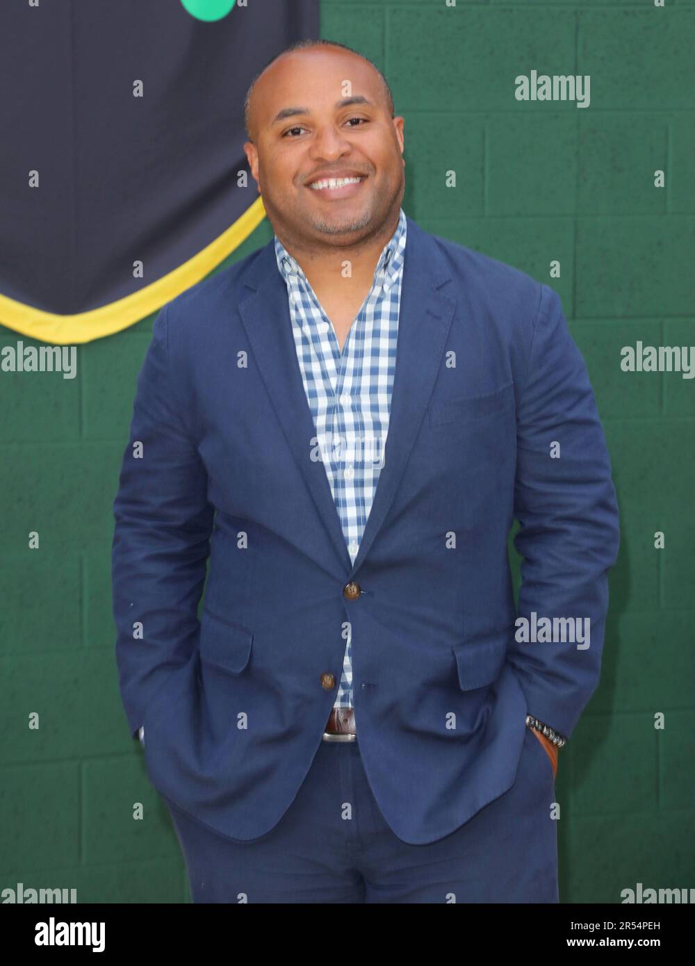 Westwood, USA. 31st May, 2023. Jamal Henderson arrives at The Shooting ...