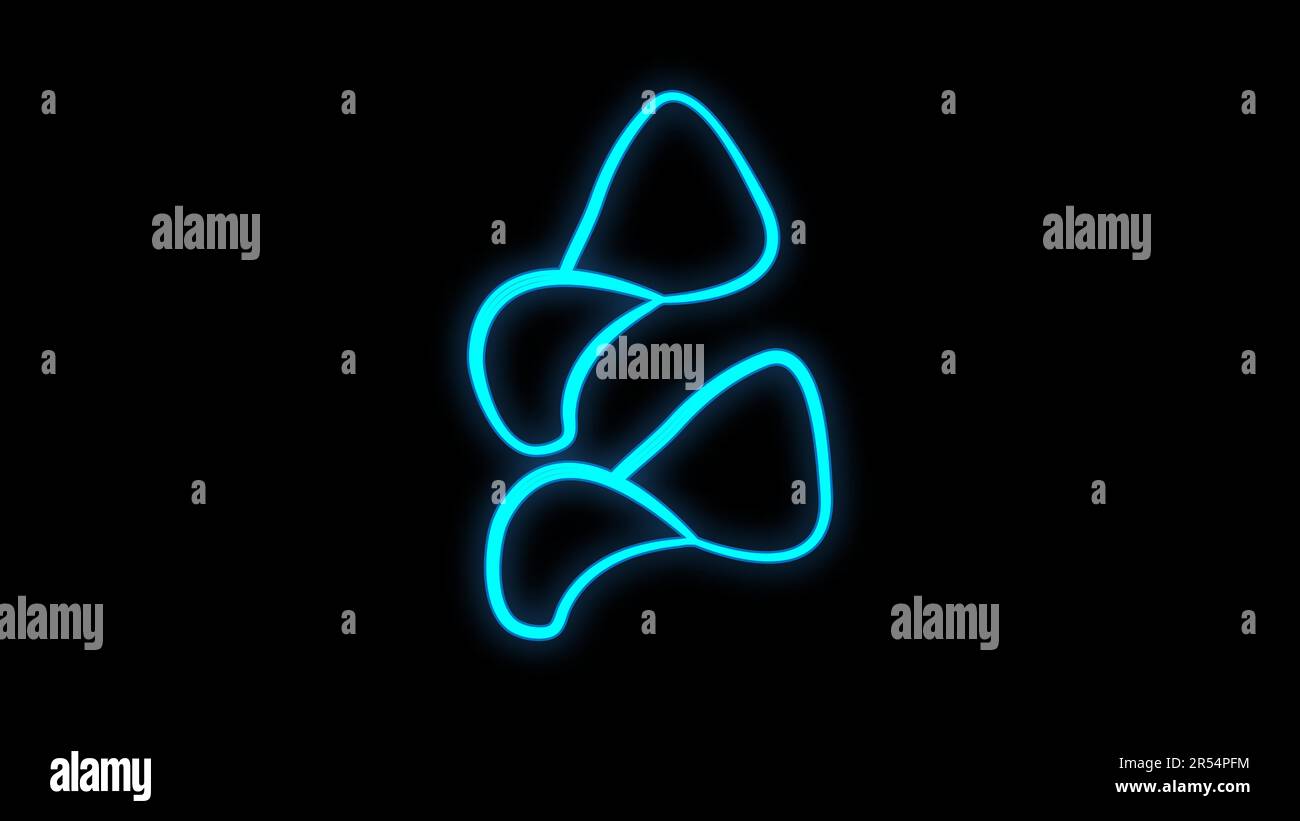 Chips Potato Food Neon Icon Simple Thin Line Outline Vector Of Web Icons For Ui And Ux