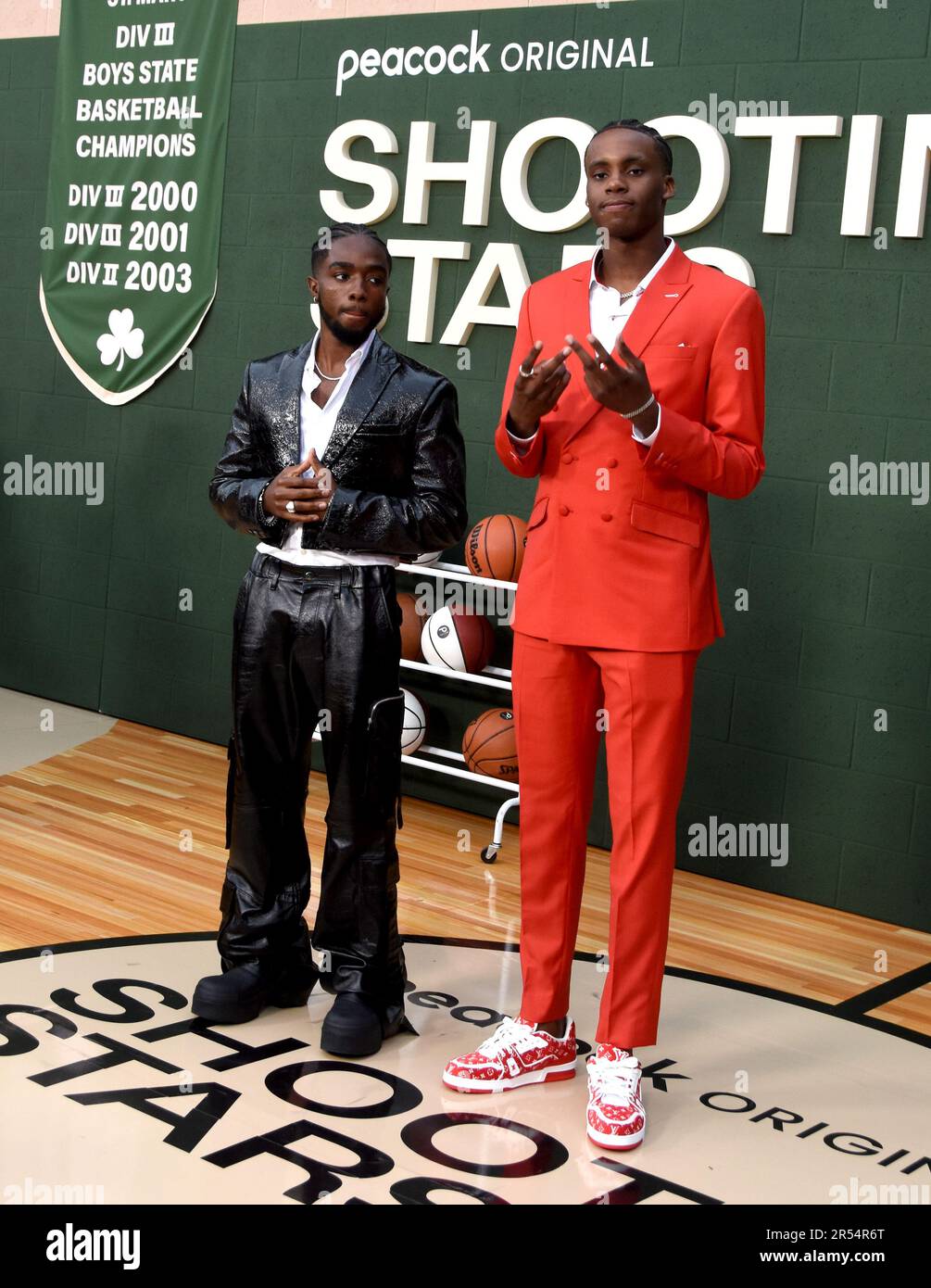 Los Angeles, California, USA 31st May 2023 (L-R) Actor Caleb McLaughlin ...