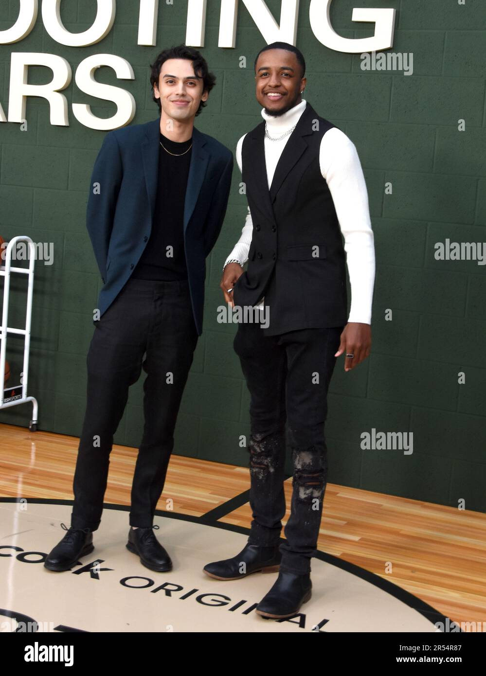 Los Angeles, California, USA 31st May 2023 (L-R) Actor Drake Tobias and ...