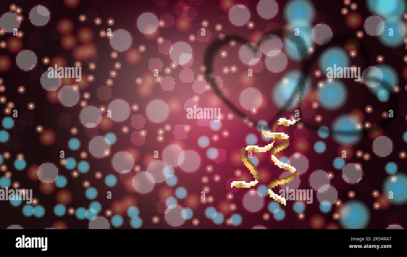 Beautiful abstract texture of golden love balloons in the shape of ...
