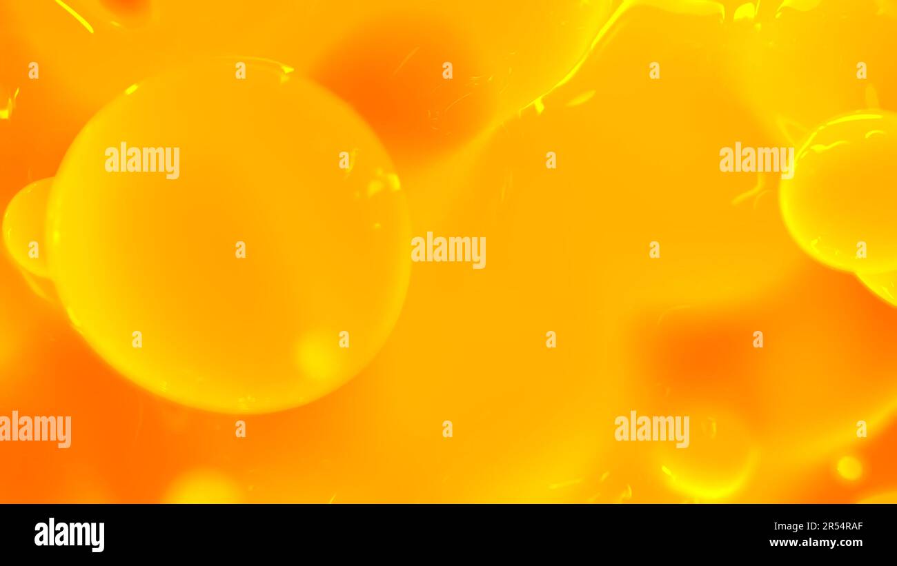 orange honey color reflecting slight morphed meta objects bg - abstract ...