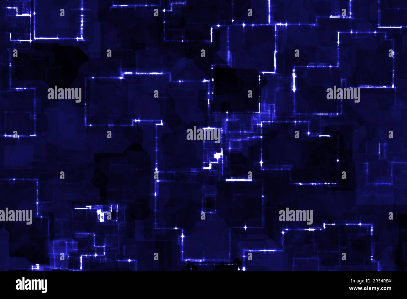 artistic nice blue technology digital lights computer graphic ...