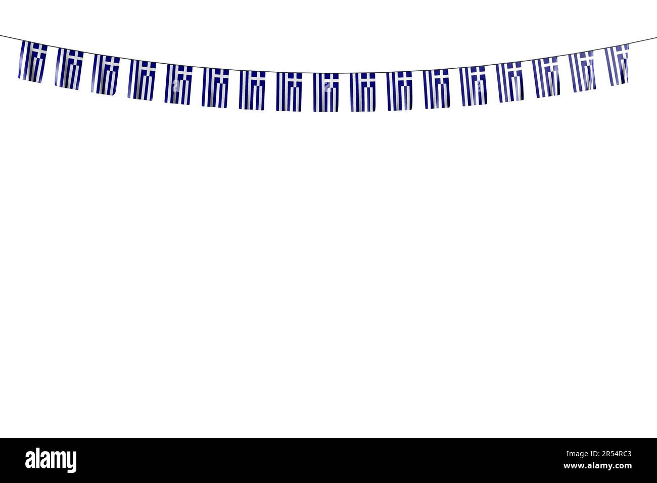 pretty anthem day flag 3d illustration - many Greece flags or banners ...