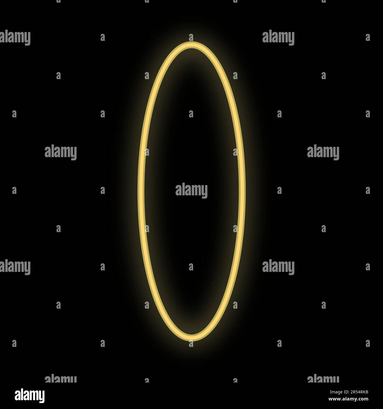 Bright luminous yellow medical digital neon sign for a pharmacy or ...