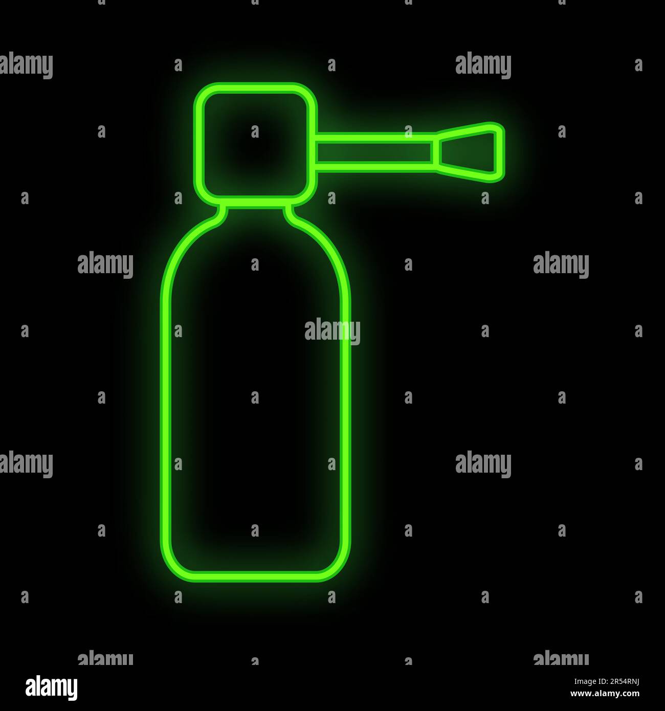 Bright luminous green medical digital medical neon sign for a pharmacy ...