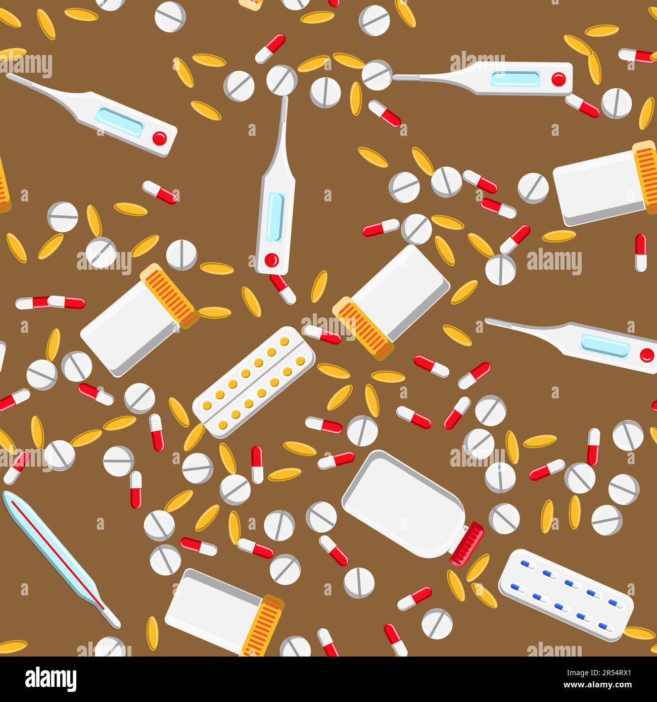 Medical seamless pattern, the texture of medicinal pharmaceutical ...