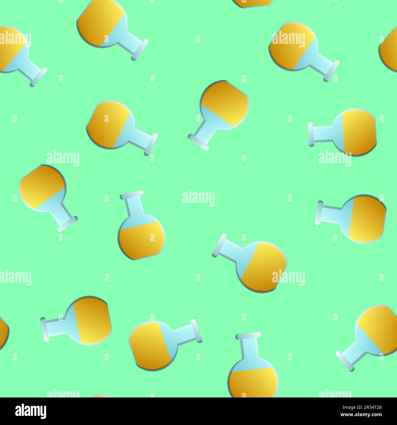 Endless seamless pattern of medical scientific medical supplies ...