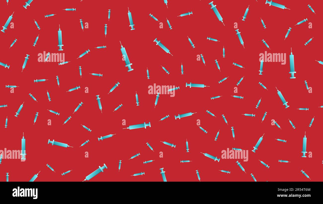 Endless seamless pattern of medical scientific medical items of ...