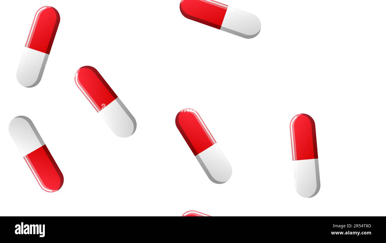 Endless seamless pattern of medical scientific medical items ...